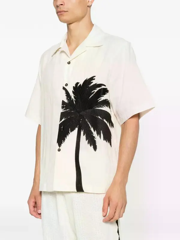 Commas Palm-embroidered Shirt