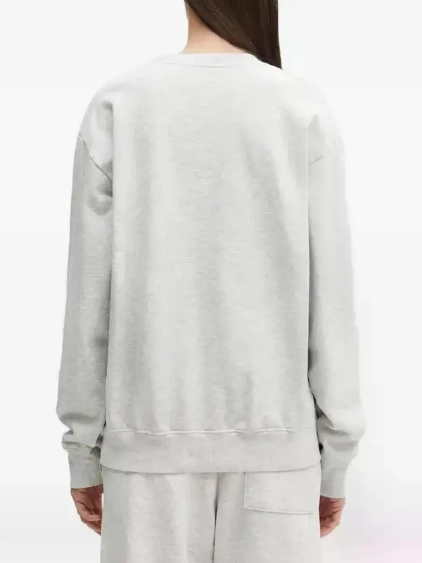 SPORTY & RICH Finish Line Logo-print Sweatshirt