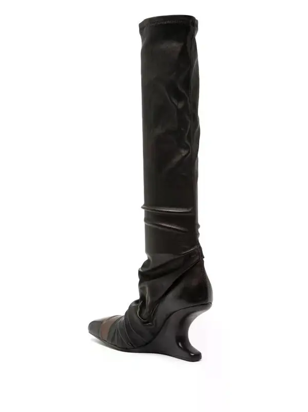 Rick Owens Luxor Cantilever 80mm Leather Boots