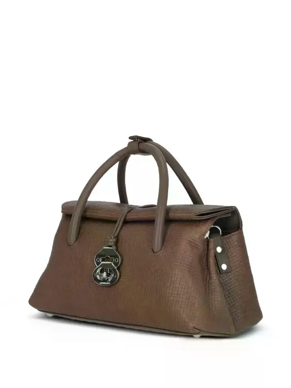 ZANELLATO Small Dotta Leather Shoulder Bag - Brown