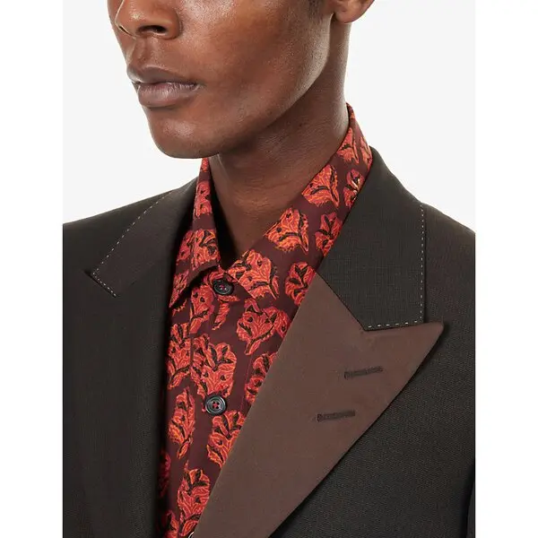 WALES BONNER Alto Single-breasted Wool Blazer