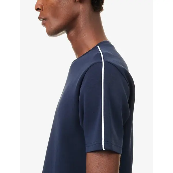 ARNE Everyday Luxe Piping Woven T-shirt