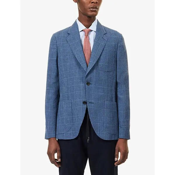 Paul Smith Single-breasted Wool And Silk Blend Blazer