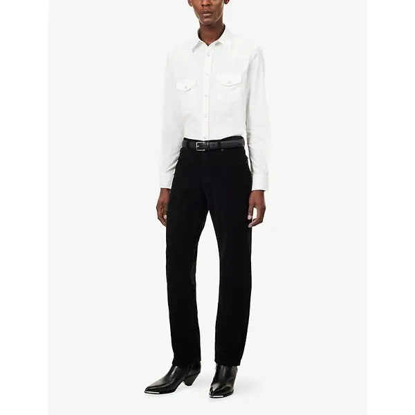 TOM FORD Western Cotton Corduroy Shirt