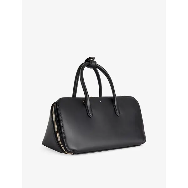Alaïa Delta Small Leather Top-handle Bag - Noir
