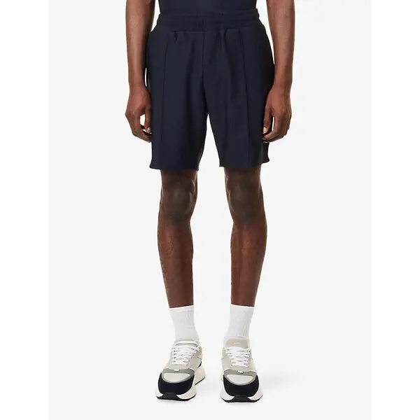 ARNE Pleated Slim-fit Woven Shorts