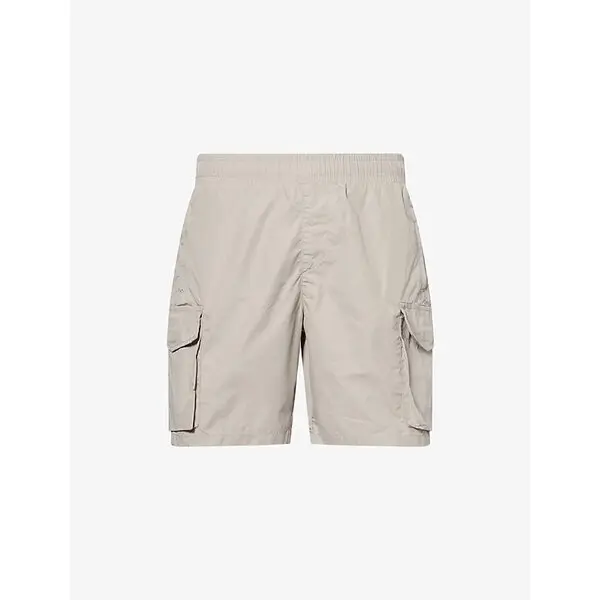 ARNE Parachute Cargo Cotton-blend Shorts - Stone