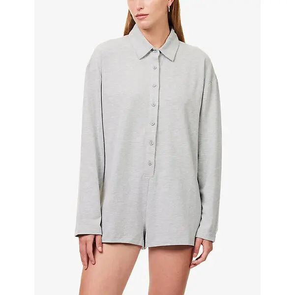 TREATS Wren Oversized Cotton-jersey Romper