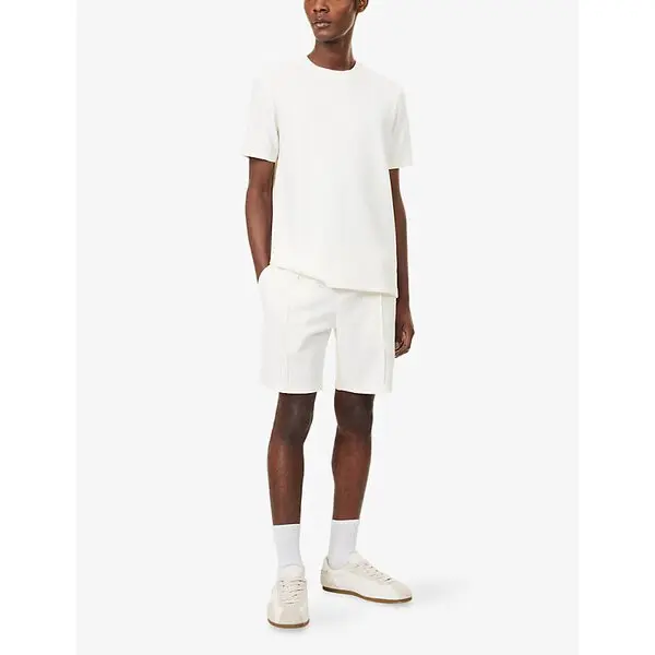 ARNE Pleated Straight-leg Woven Shorts