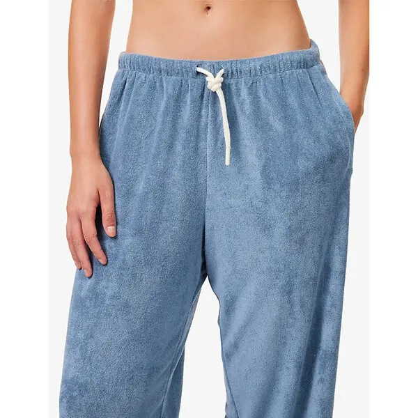 TREATS Zip-up Terry Towelling Cotton-blend Tracksuit Set