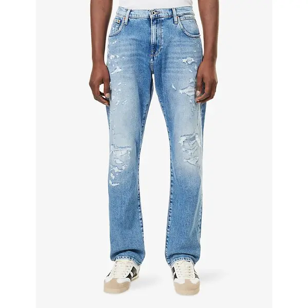 REPLAY Aideen Straight-leg Denim Jeans - Light Blue