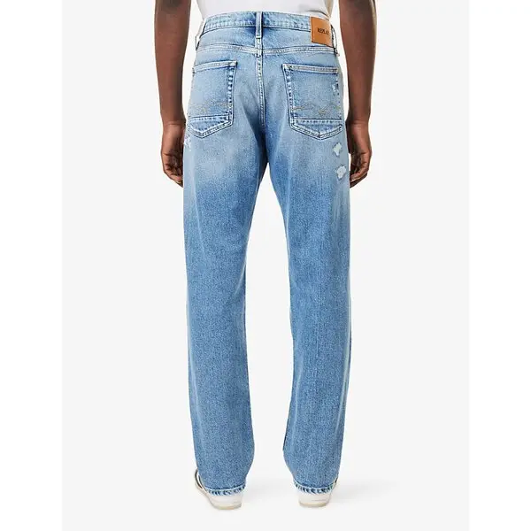 REPLAY Aideen Straight-leg Denim Jeans - Light Blue