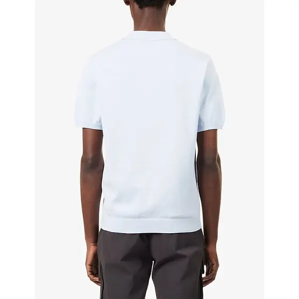 ARNE Short-sleeve Knitted Cotton Shirt