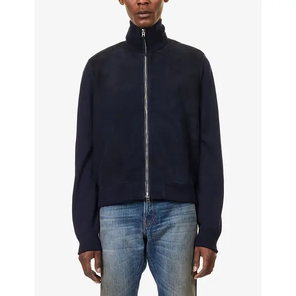 TOM FORD Suede-front Merino-wool Jacket
