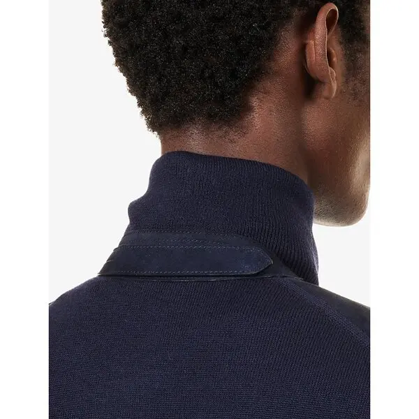 TOM FORD Suede-front Merino-wool Jacket