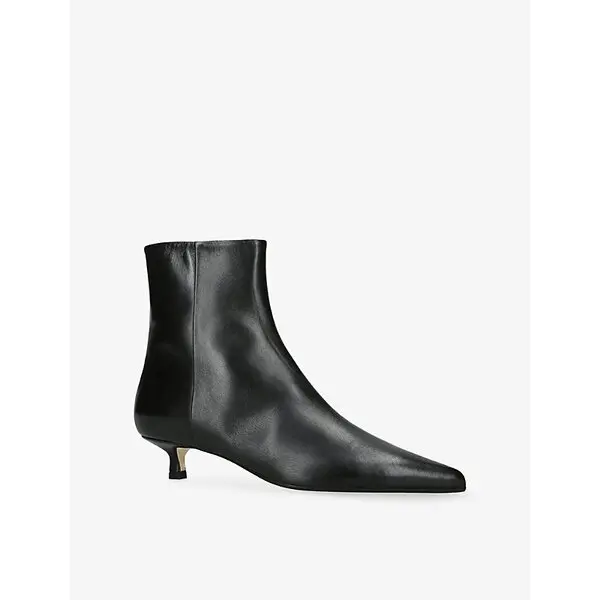 AeydĒ Sofie 35 Leather Ankle Boots - Black