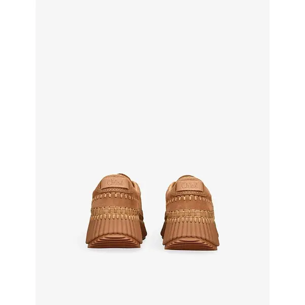 Chloé Nama Runner Platform Suede Trainers