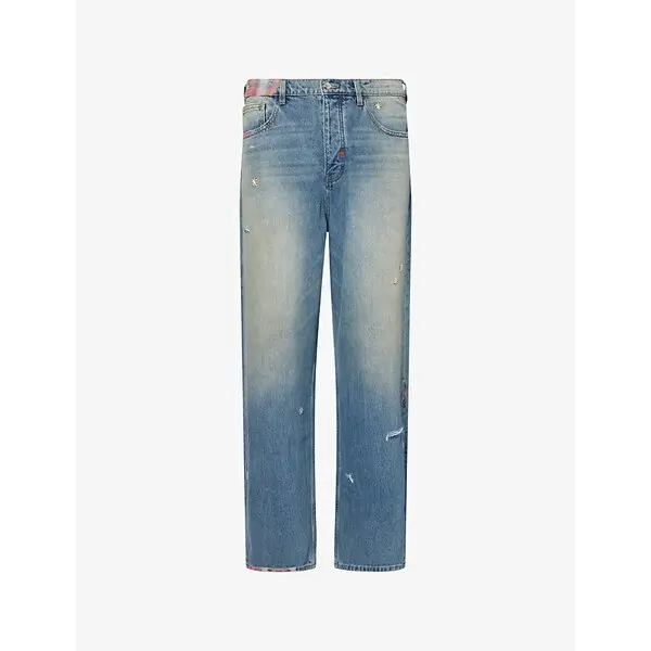 NAHMIAS Recess Baggy Denim Jeans - Light Indigo