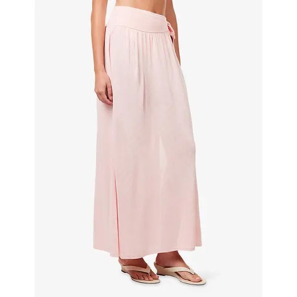 4TH & RECKLESS Lydia Wrap-round Stretch-knit Maxi Skirt
