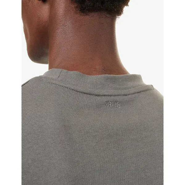 ARNE Relaxed-fit Cotton T-shirt - Grey