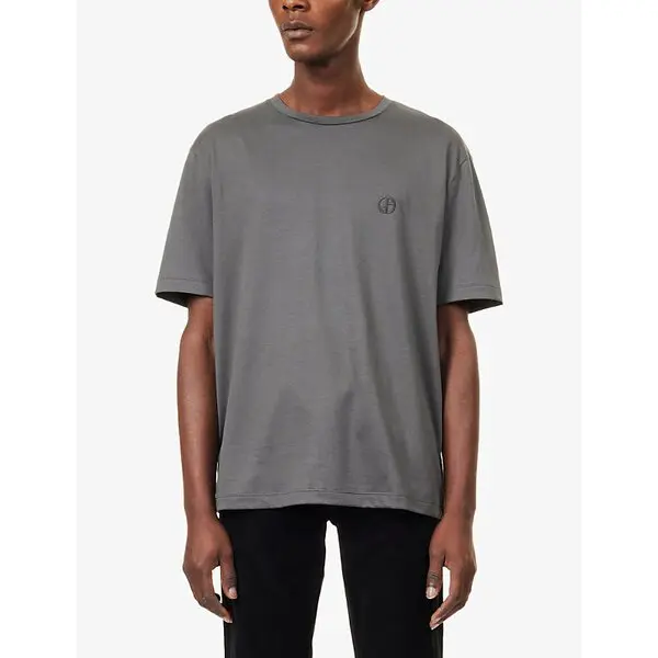 Giorgio Armani Crew-neck Cotton T-shirt
