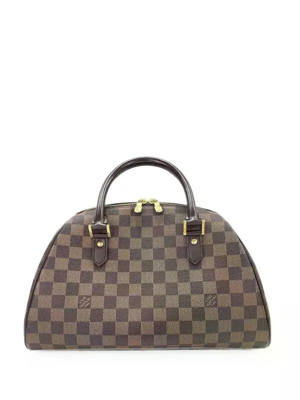 LOUIS VUITTON 2005 Damier Ebene Riviera Mm Handbag - Brown