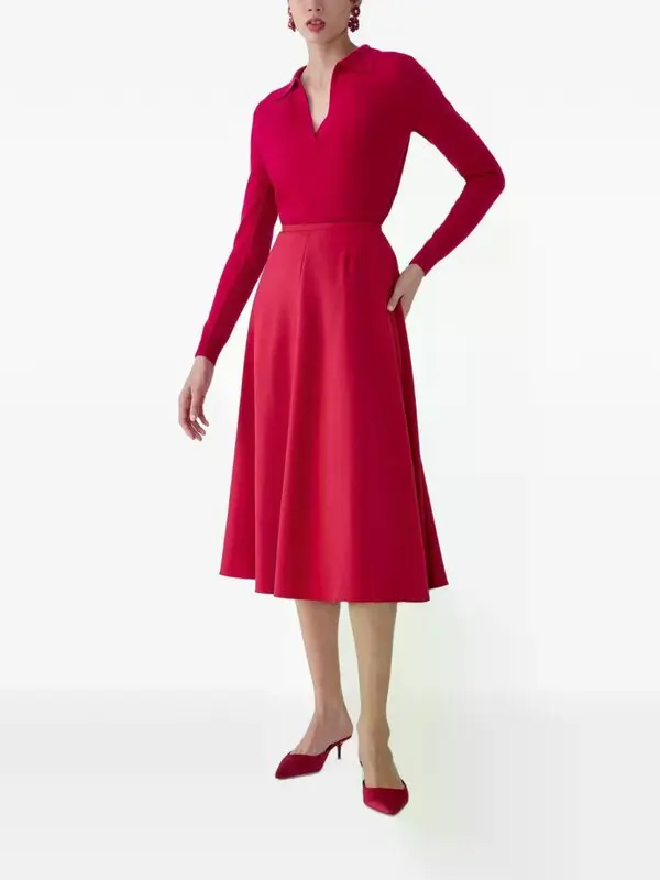 Carolina Herrera Half-circle Midi Skirt