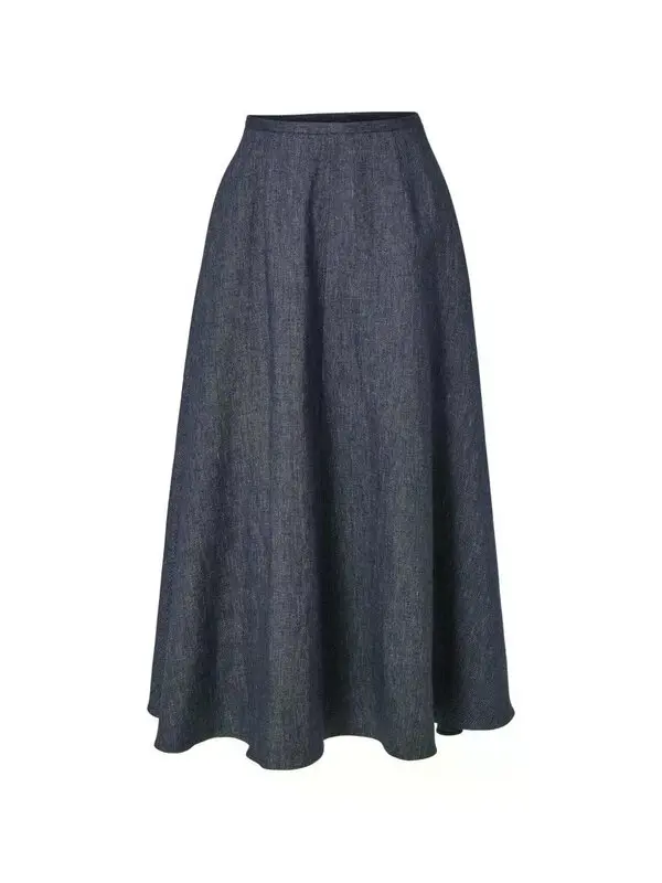 Carolina Herrera Half-circle Midi Skirt - Blue