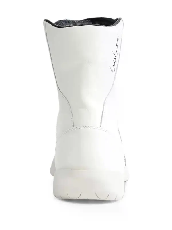 Y3 Leather High-top Sneakers