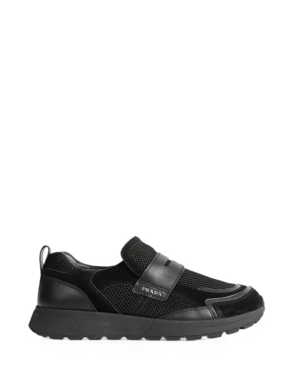 Prada Prax Mesh Sneakers - Black