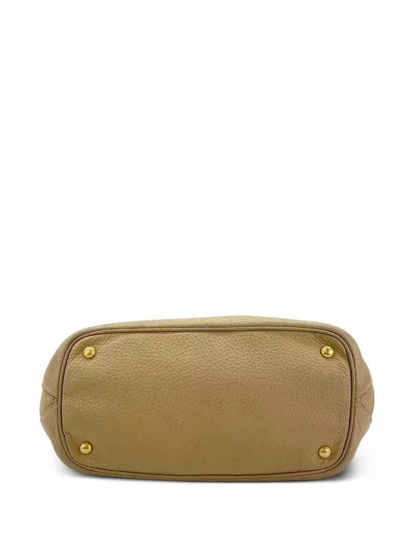 Prada 2000s Pebbled Tote Bag