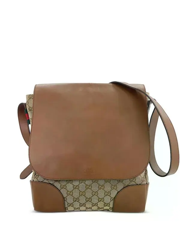 Gucci 2000s Gg Canvas Shoulder Bag - Neutrals