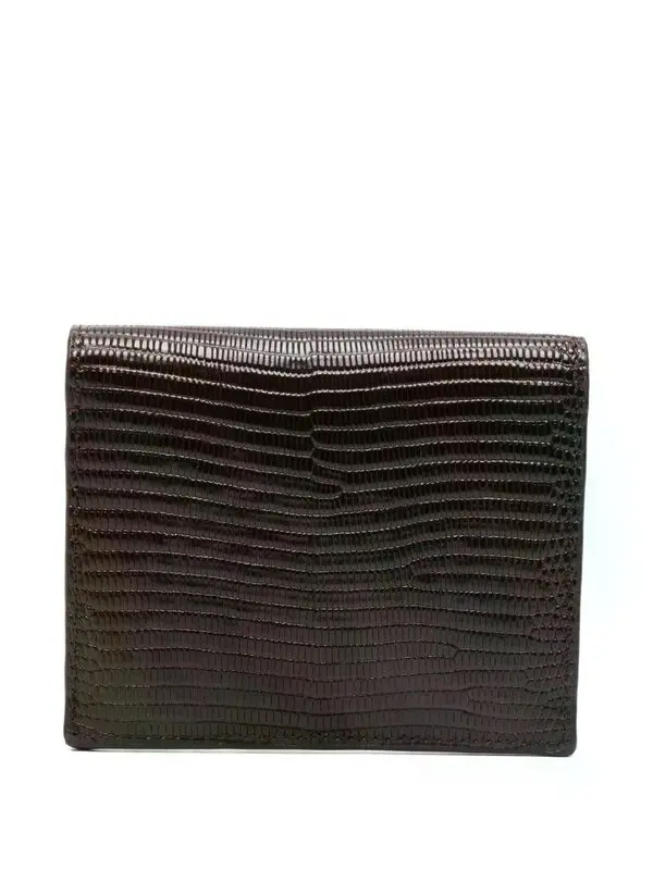 TOTEME T-lock Lizard-embossed Cardholder