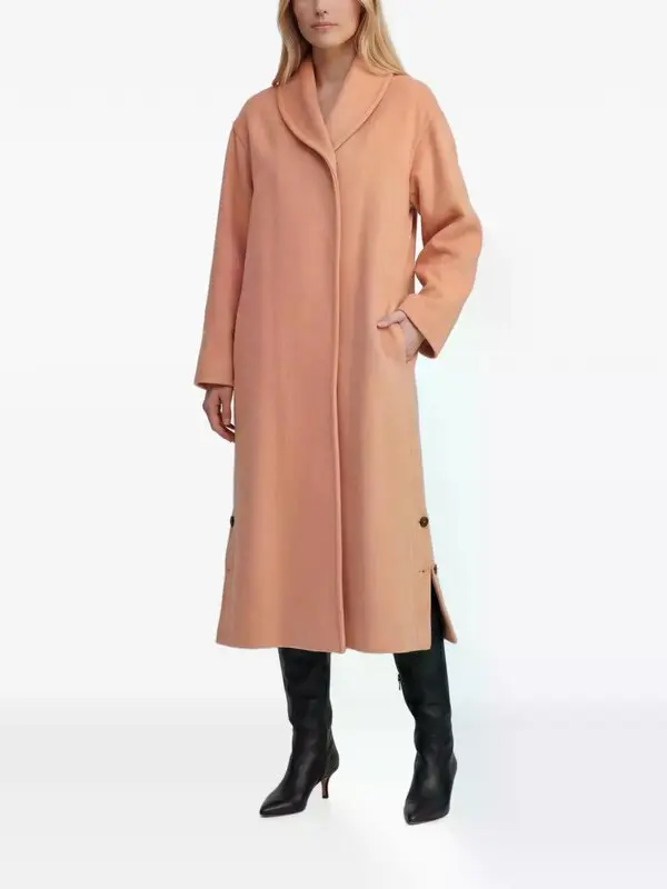 Fendi Shawl-collar Buttoned Coat