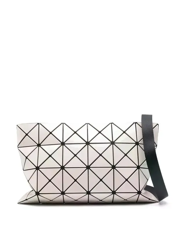 Issey Miyake Geometric-pattern Clutch Bag - Neutrals