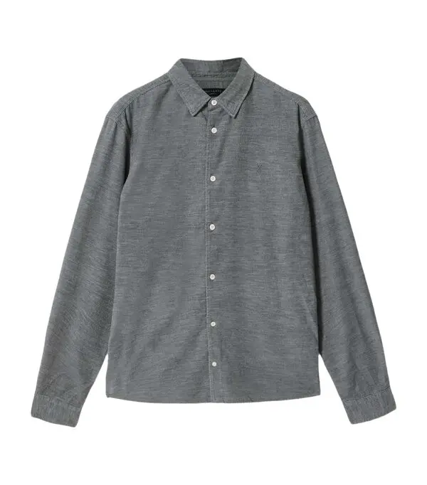 ALLSAINTS Organic Cotton Lorella Shirt - Grey