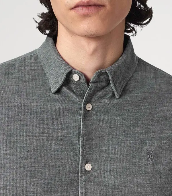 ALLSAINTS Organic Cotton Lorella Shirt - Grey