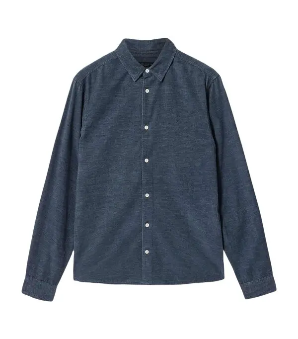 ALLSAINTS Organic Cotton Lorella Shirt - Blue