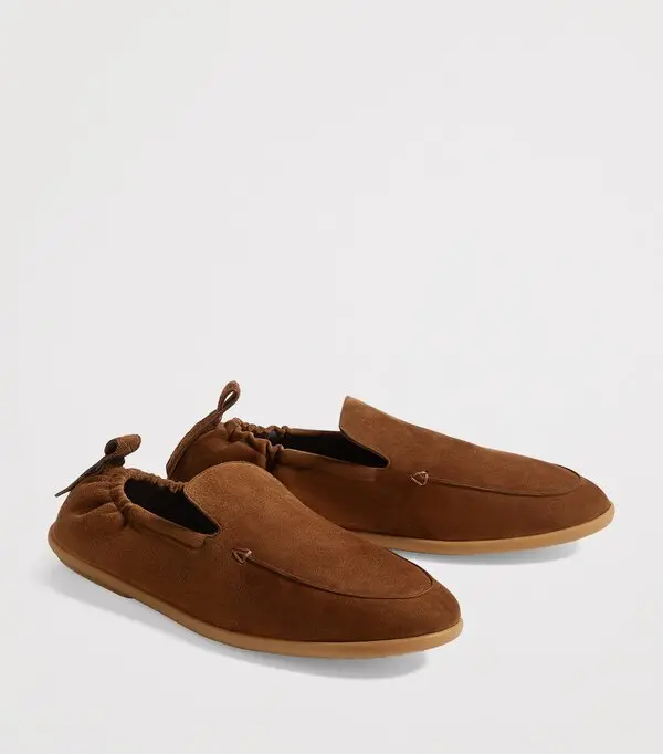 Bottega Veneta Suede Dawson Loafers
