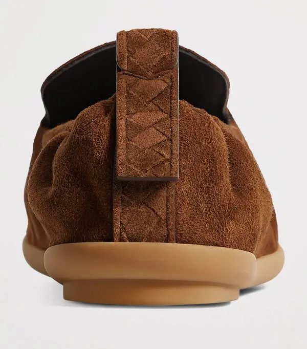 Bottega Veneta Suede Dawson Loafers