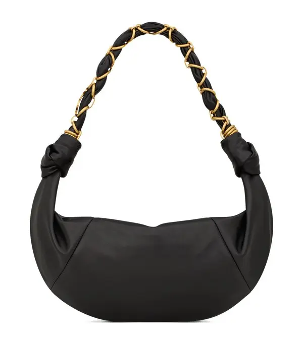 Saint Laurent Small Leather Amalia Shoulder Bag - Black