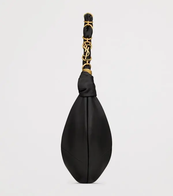Saint Laurent Small Leather Amalia Shoulder Bag - Black