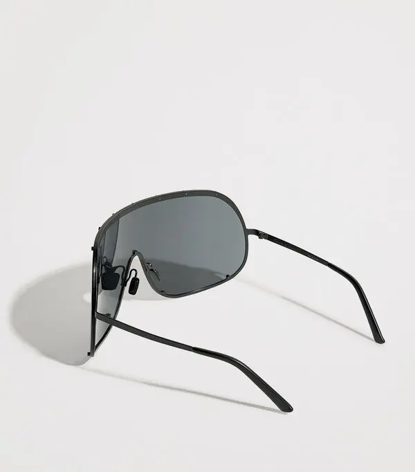 Rick Owens Steel Shield Sunglasses