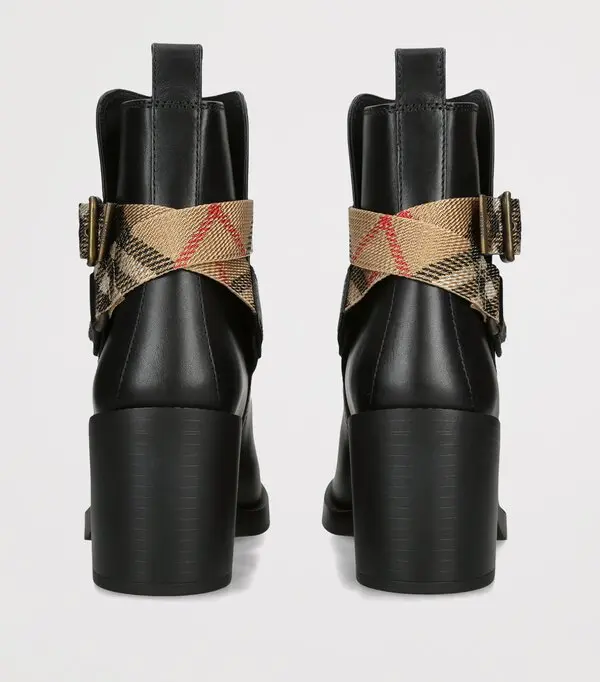 Burberry Leather Huntley Ankle Boots 70