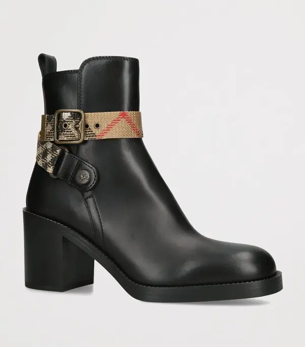 Burberry Leather Huntley Ankle Boots 70