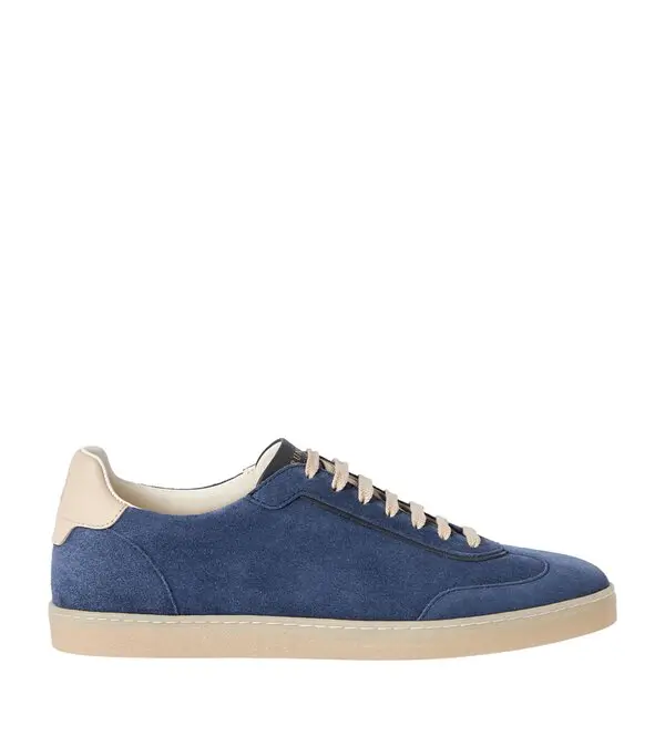 Brunello Cucinelli Suede Sneakers - Blue