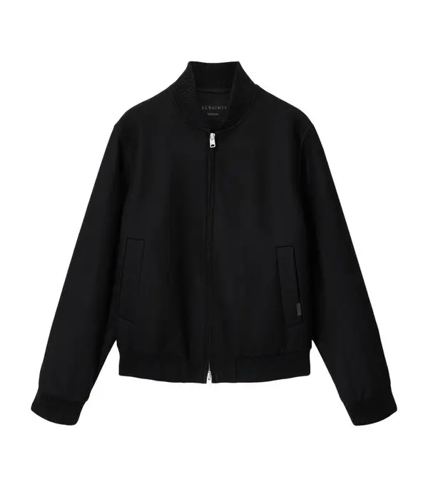 ALLSAINTS Wool-blend Deceit Bomber Jacket - Black
