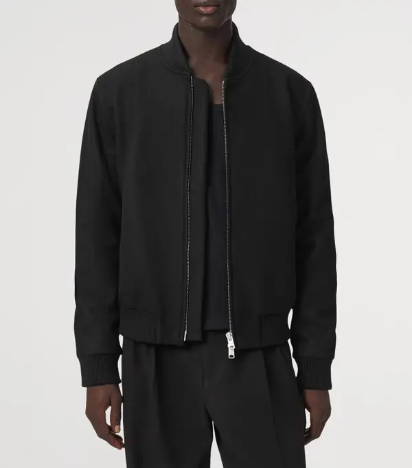 ALLSAINTS Wool-blend Deceit Bomber Jacket