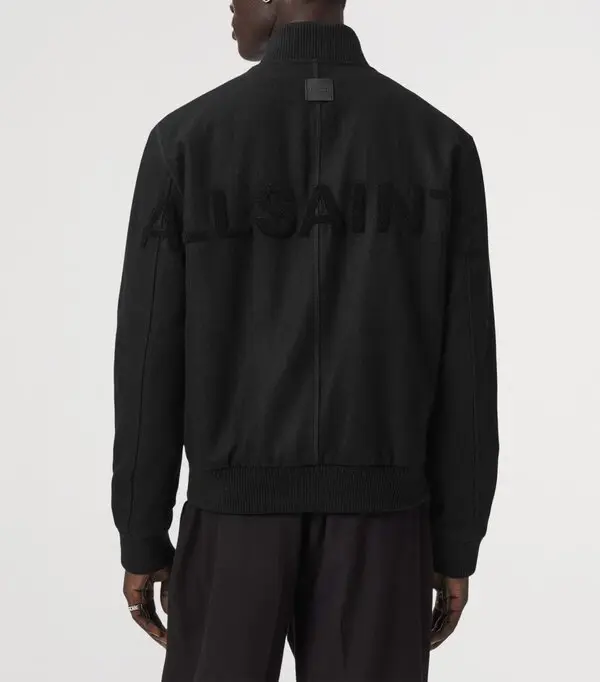 ALLSAINTS Wool-blend Deceit Bomber Jacket