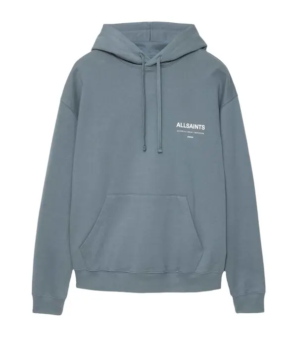 ALLSAINTS Organic Cotton Backstage Oth Hoodie - Blue